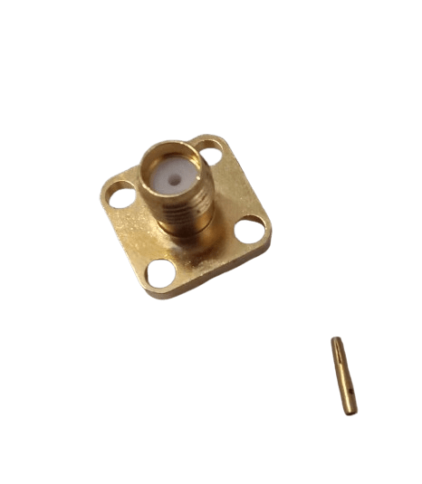 SMA Female 4-Hole Connector for RG141 Cable Solder - UNIVERSE INFRA ...